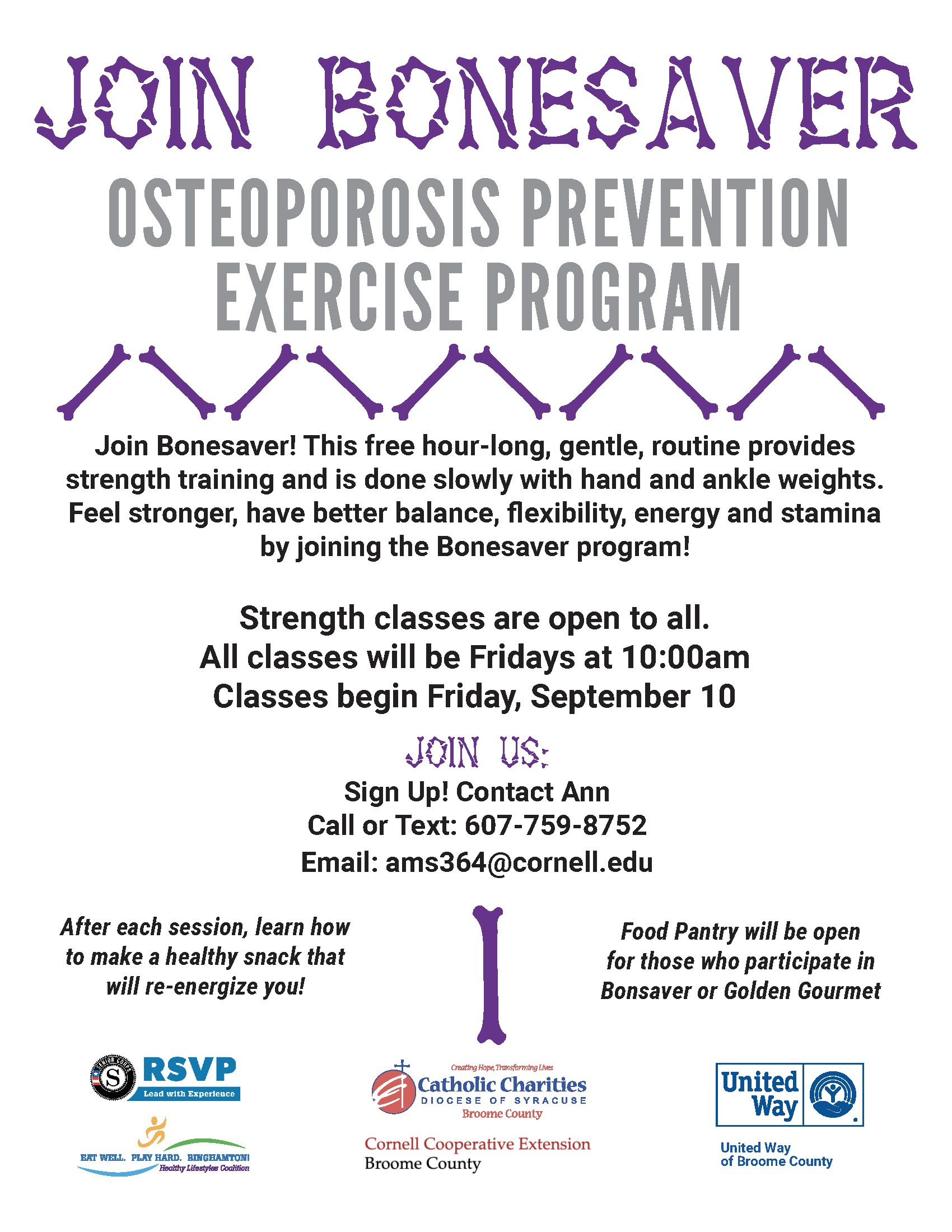 Osteoporosis Prevention Poster